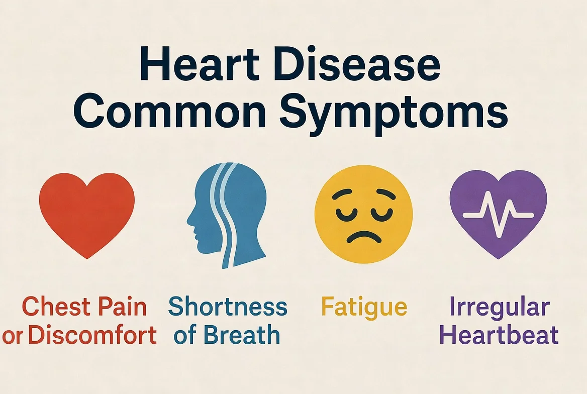 Heart Disease Common Symptoms: Warning Signs & Early Causes
